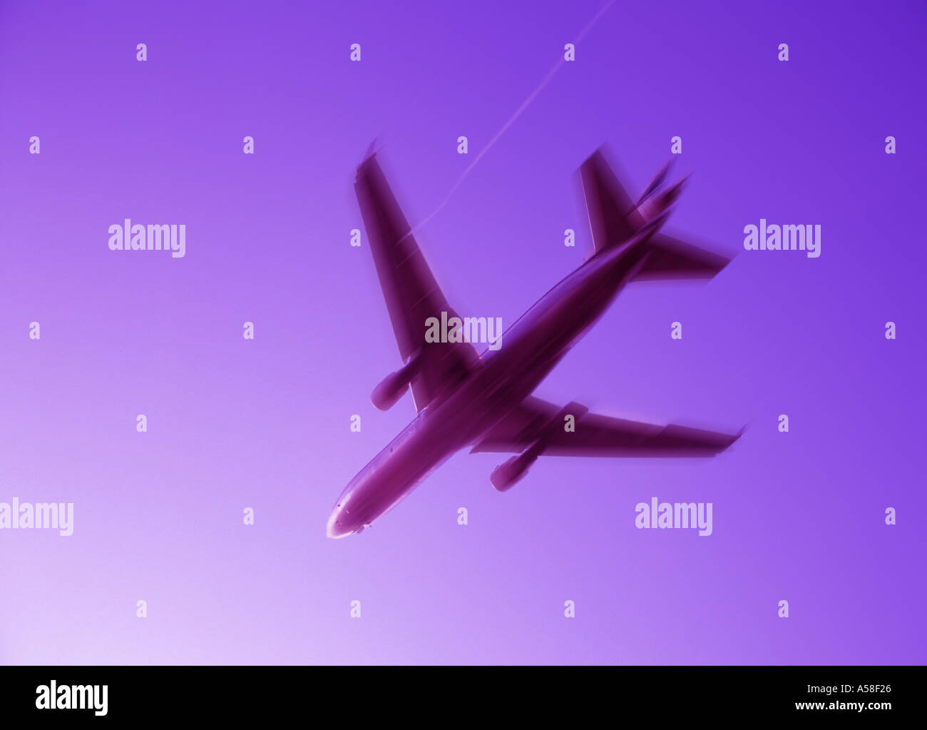 Avion en vol Banque de photographies et d’images à haute résolution - Alamy