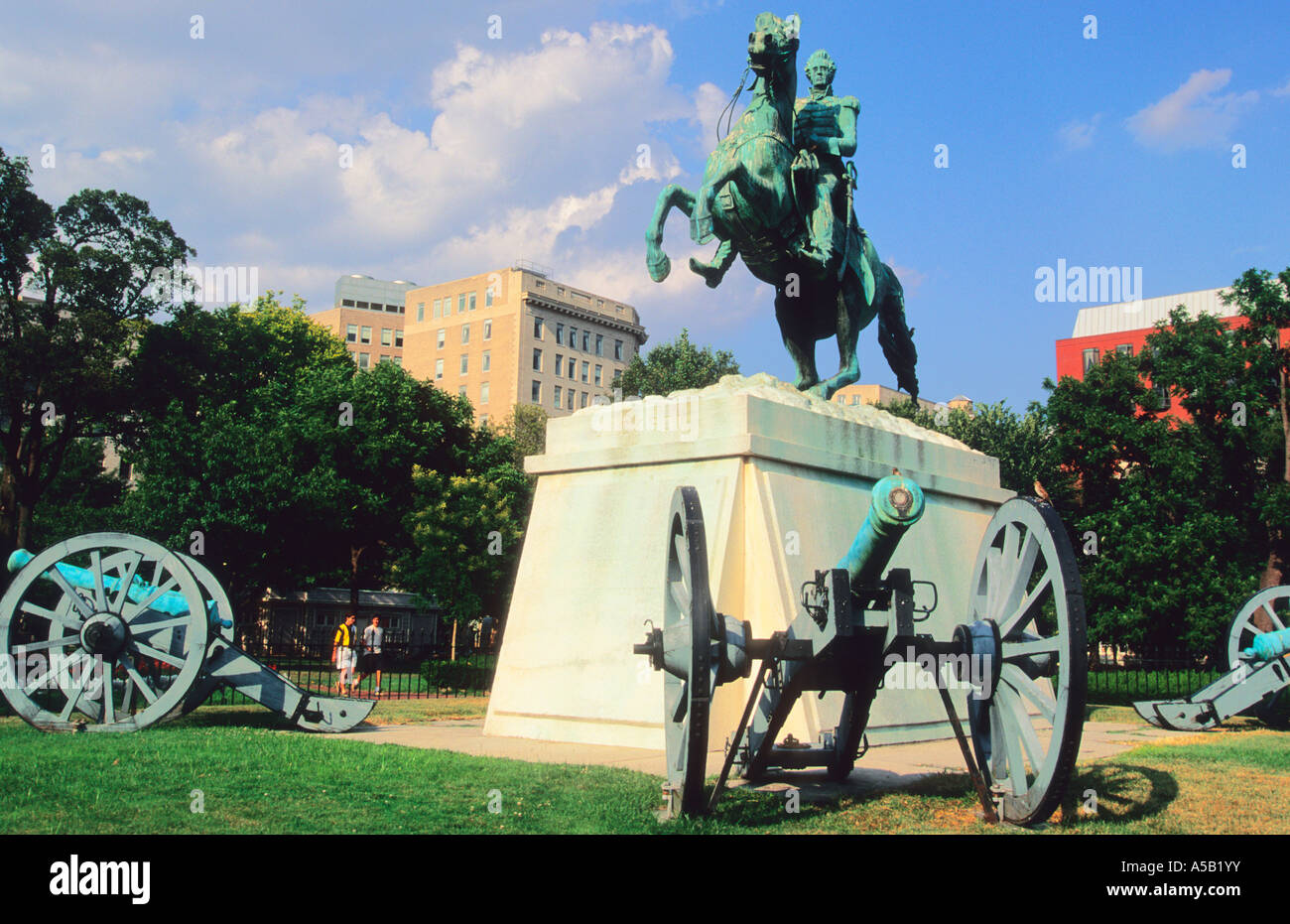 Lafayette Square Statue Washington Dc Banque d'image et photos - Alamy