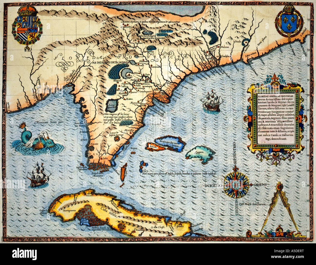 Historic map Banque de photographies et d’images à haute résolution - Alamy