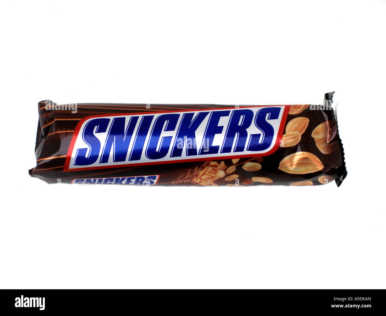 Barre de chocolat snickers Banque de photographies et d’images à haute ...