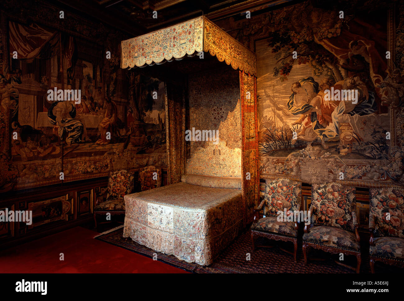Cheverny castle interior Banque de photographies et d’images à haute ...