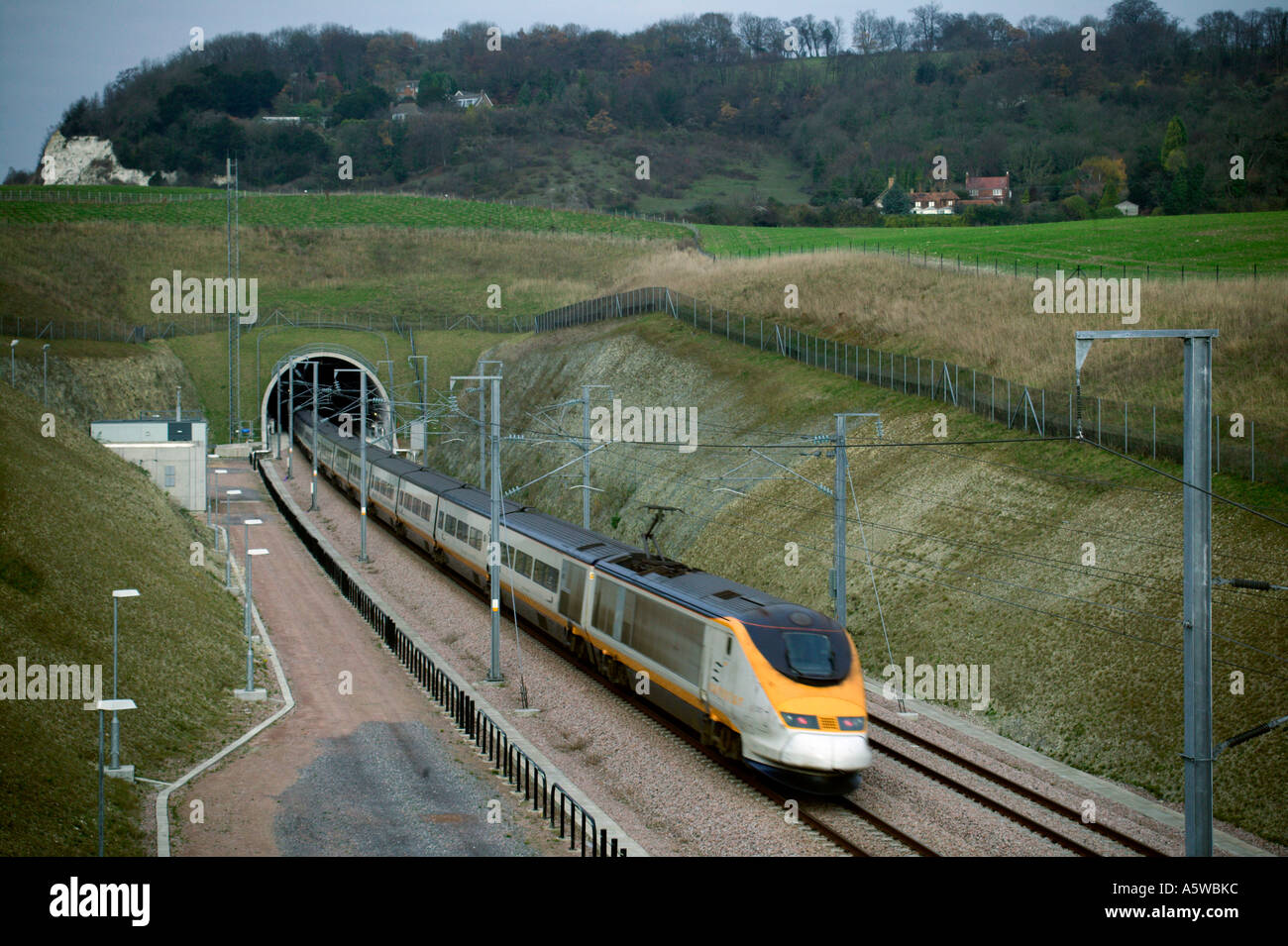England france channel tunnel eurostar Banque de photographies et d ...