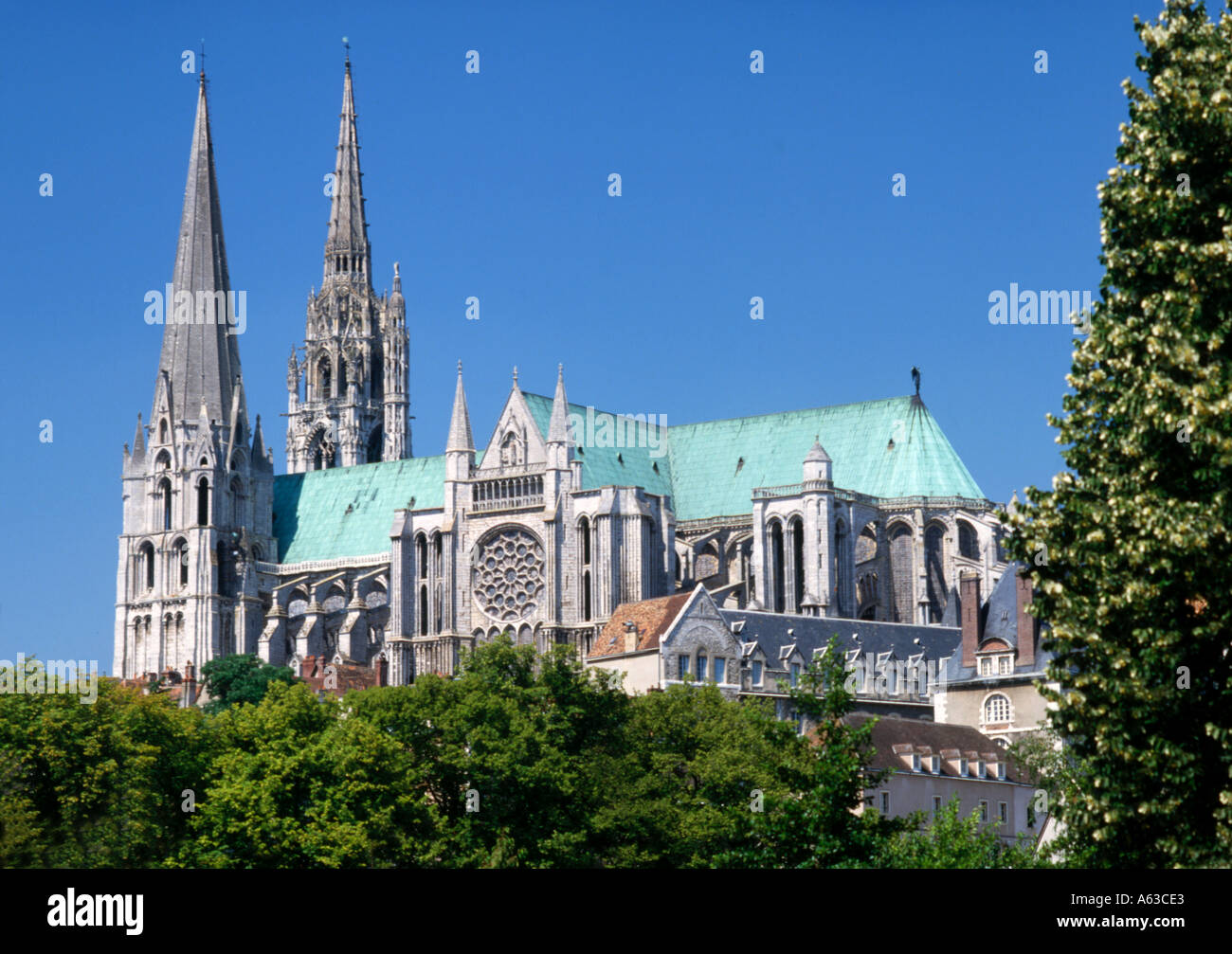 France chartres cathédrale Banque de photographies et d’images à haute ...