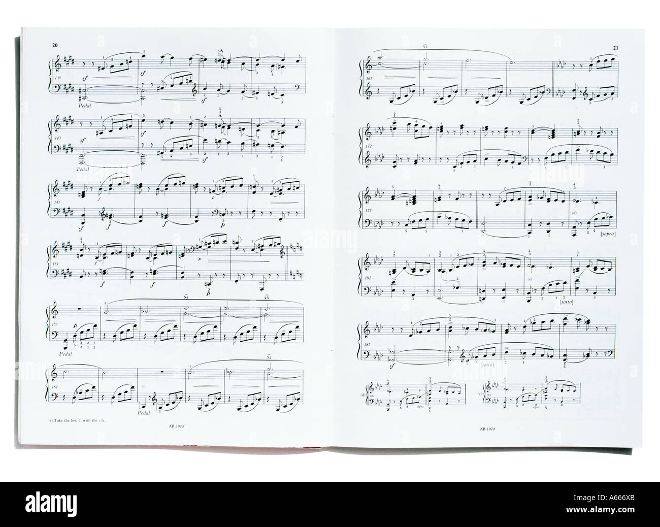 Partition of music Banque de photographies et d’images à haute ...