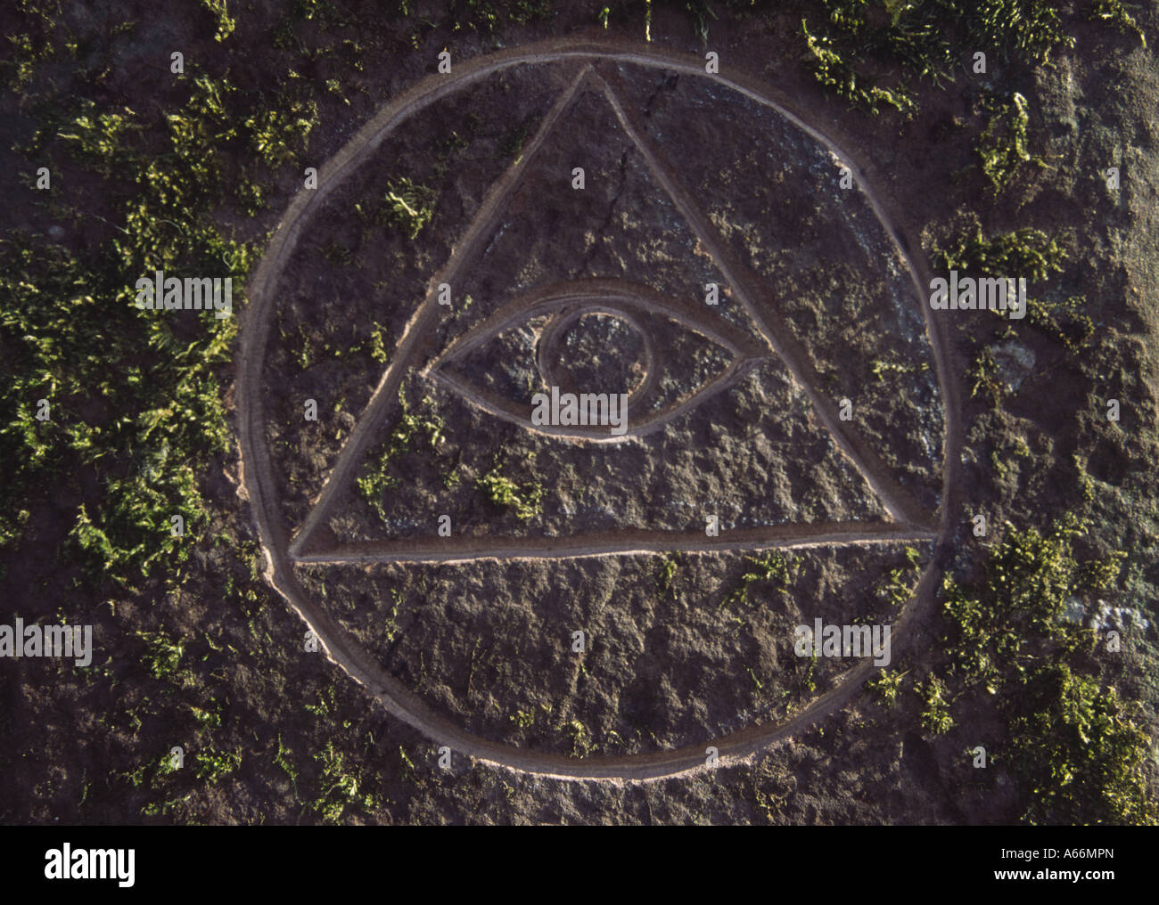 Symbol of third eye Banque de photographies et d’images à haute ...