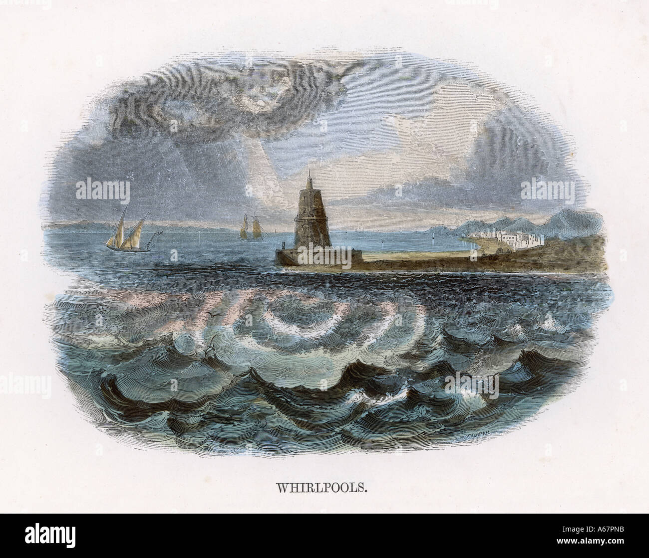 Tourbillons dans la mer Banque de photographies et d’images à haute ...