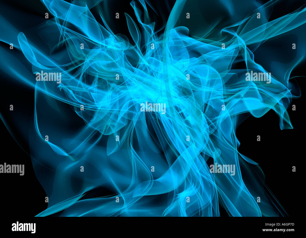 Fumée bleue Banque de photographies et d’images à haute résolution - Alamy