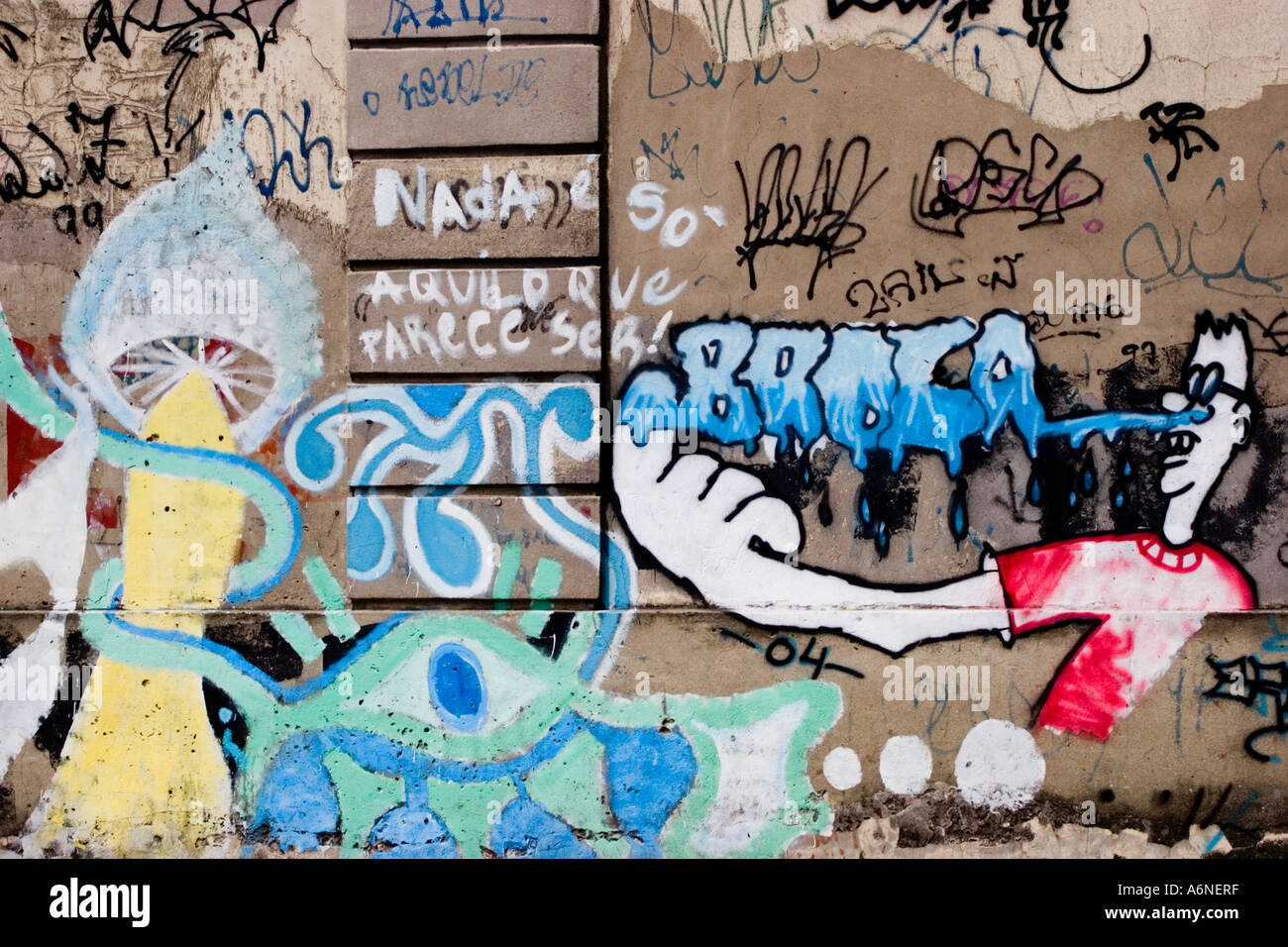 Graffiti rio de janeiro Banque de photographies et d’images à haute ...