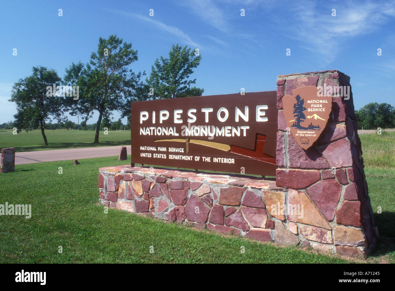 Monument national de pipestone Banque de photographies et d’images à ...