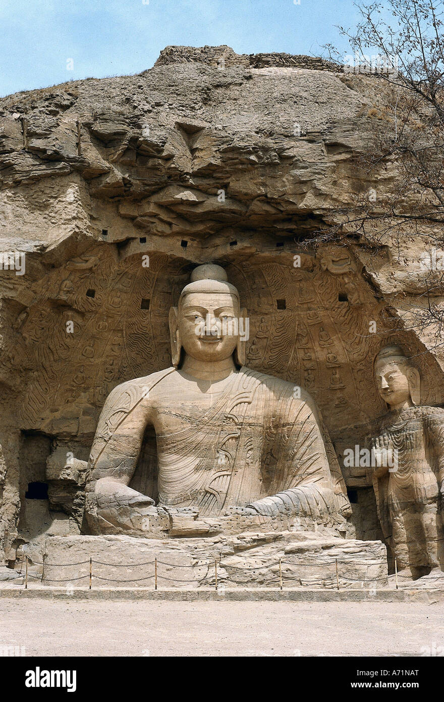 Géographie / voyage, Chine, Datong, province Shanxi, grottes du Yungang ...