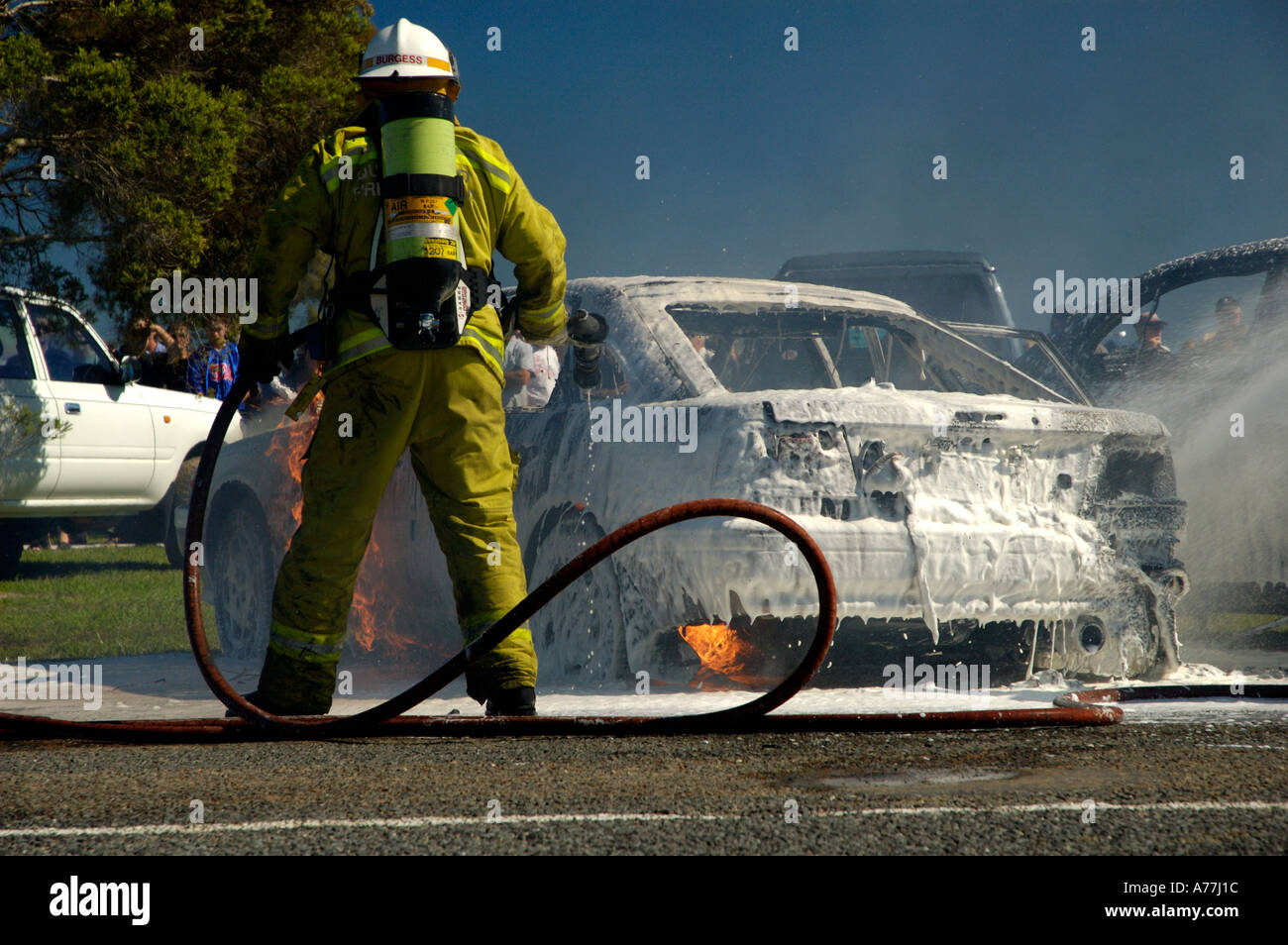 Pompiers voiture Banque de photographies et d’images à haute résolution ...