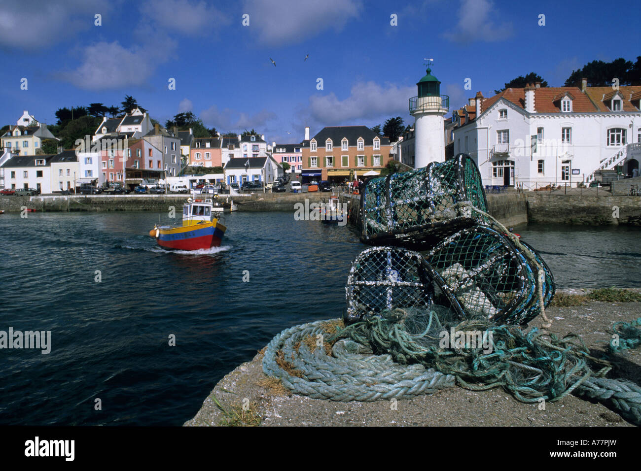 Sauzon belle ile en mer Banque de photographies et d’images à haute ...