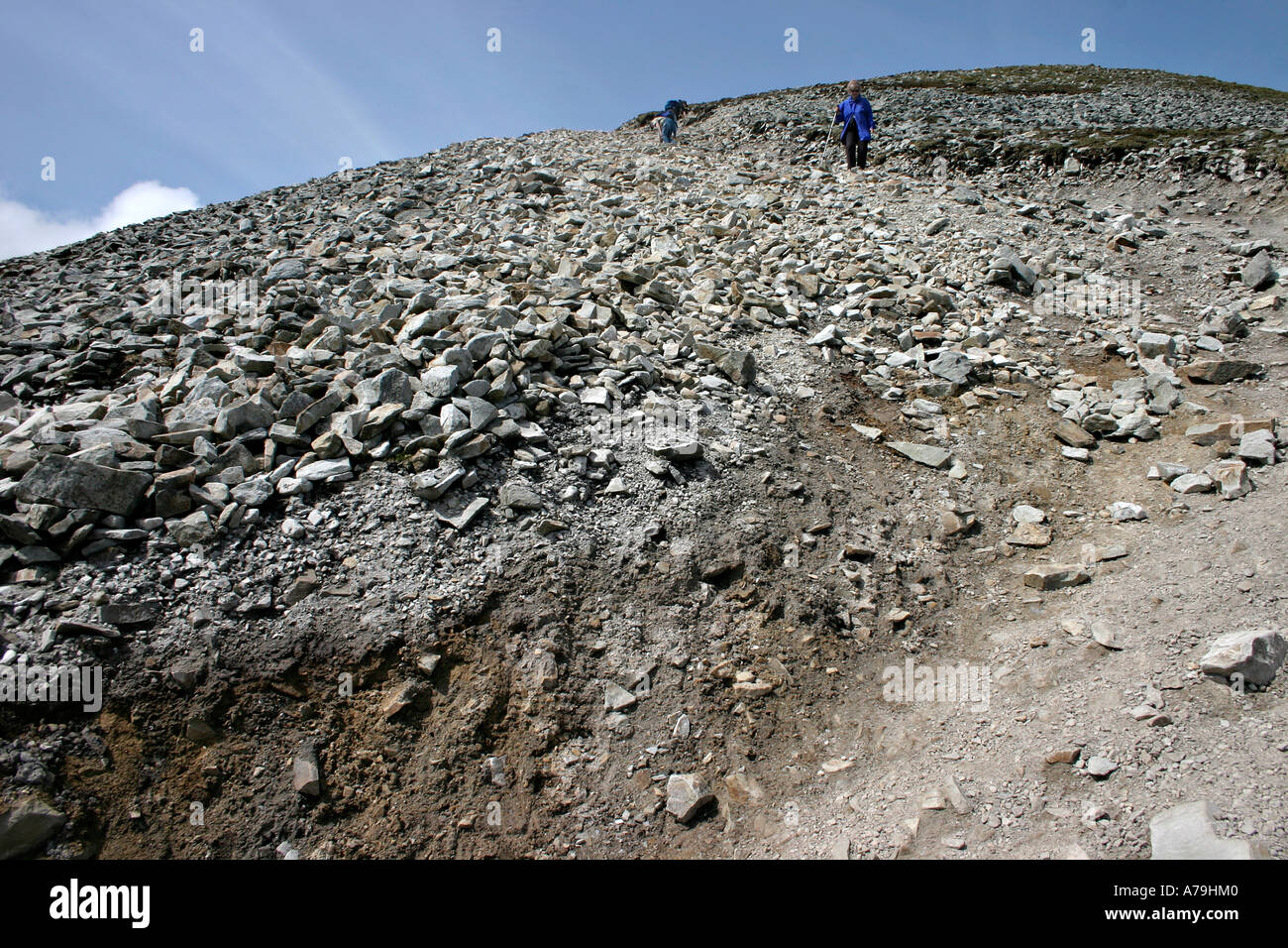 Lutte pour monter une pente raide Banque de photographies et d’images à ...
