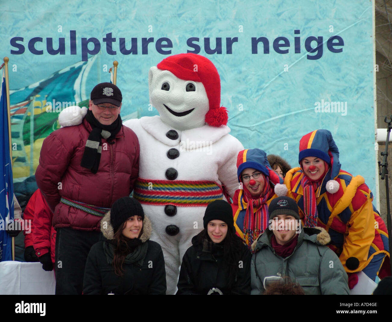 The quebec city winter carnival mascot Banque de photographies et d ...