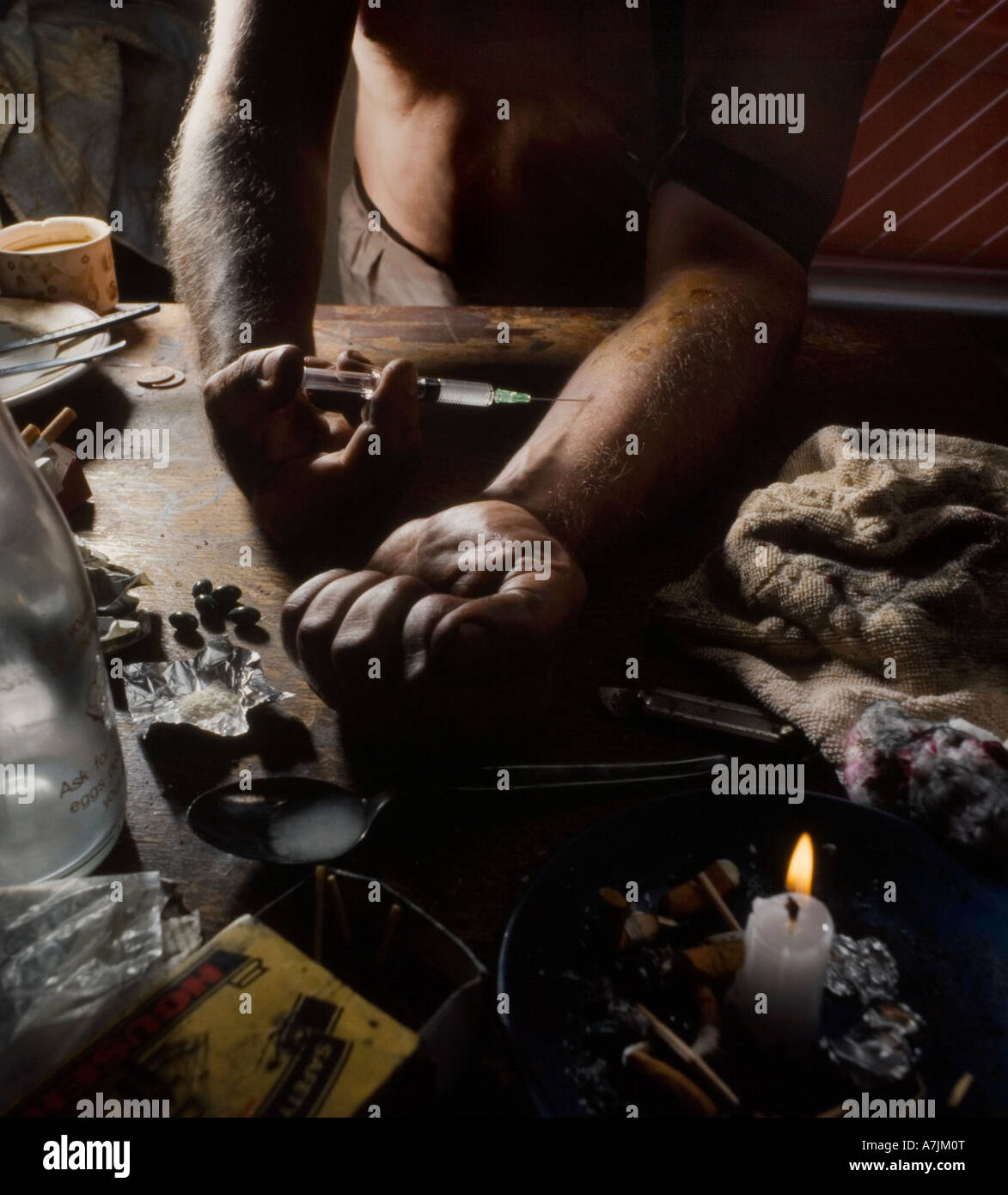 Drug abuser Banque de photographies et d’images à haute résolution - Alamy