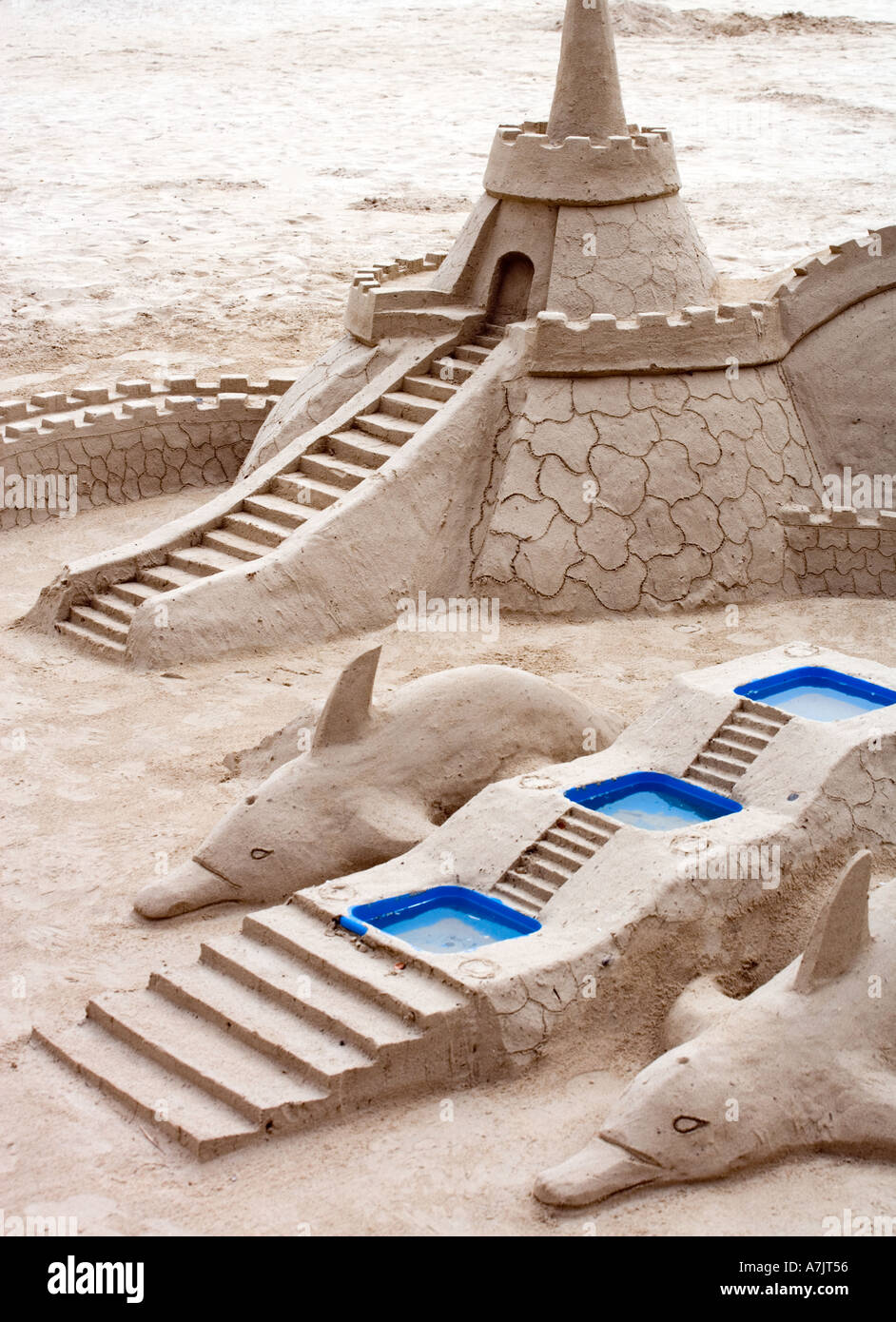 Giant sandcastle Banque de photographies et d’images à haute résolution ...