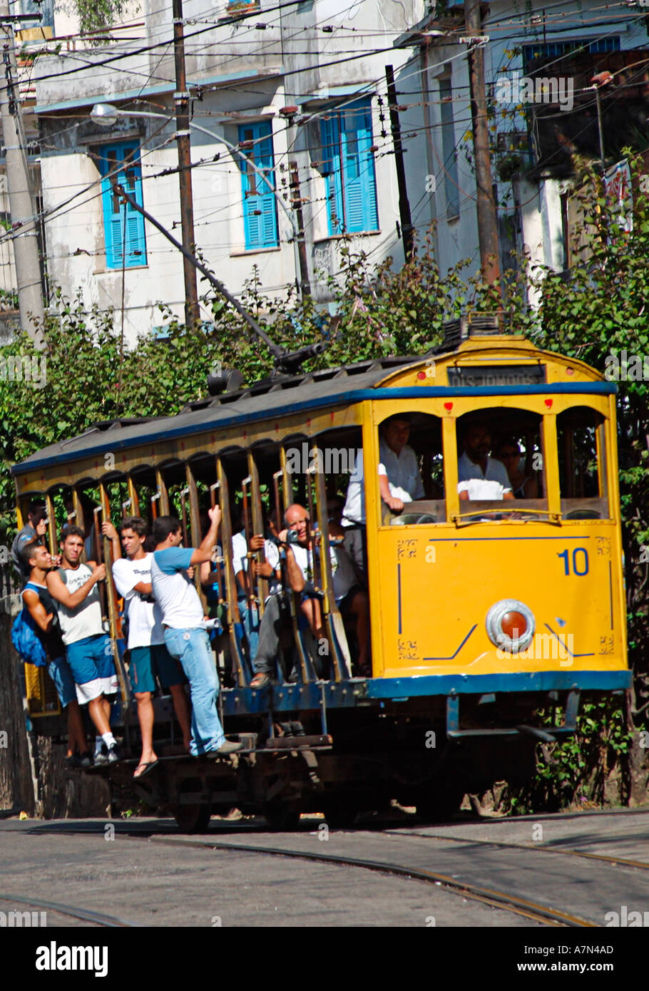 Tram ou tramway rio de janeiro Banque de photographies et d’images à ...