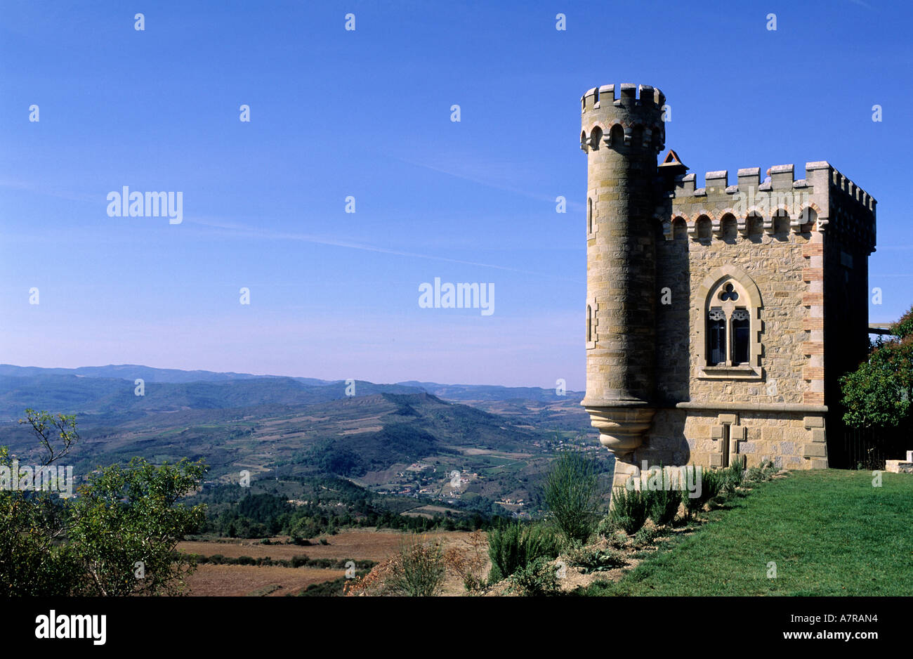 La France, l'Aude, Rennes-le-Château, dans la tour Magdala l'Abbé ...
