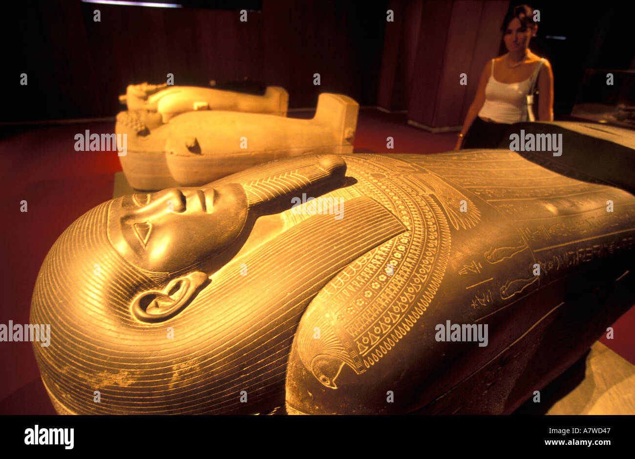 Sarcophagus egyptian Banque de photographies et d’images à haute ...