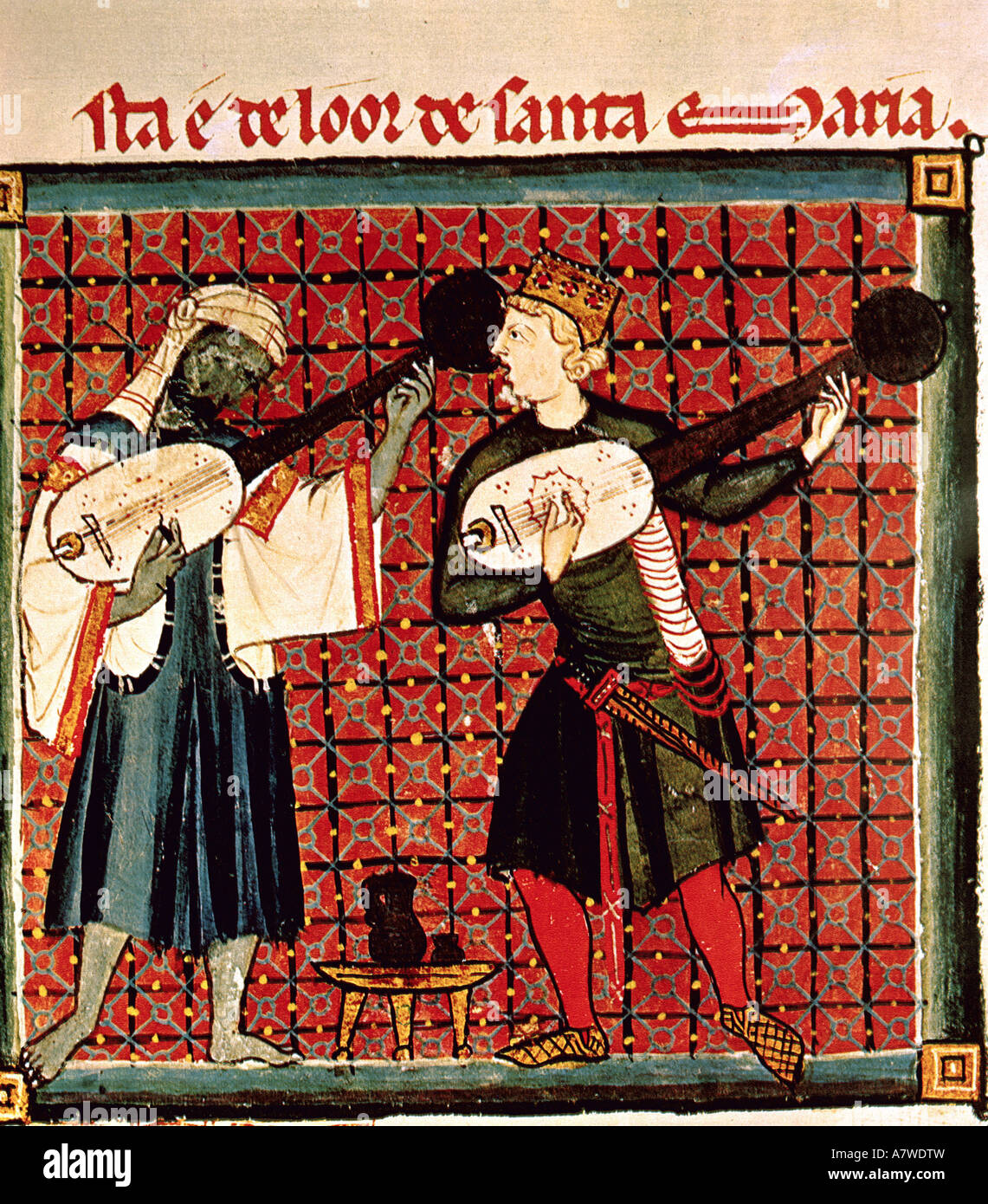 Le cantigas de santa maria Banque de photographies et d’images à haute ...