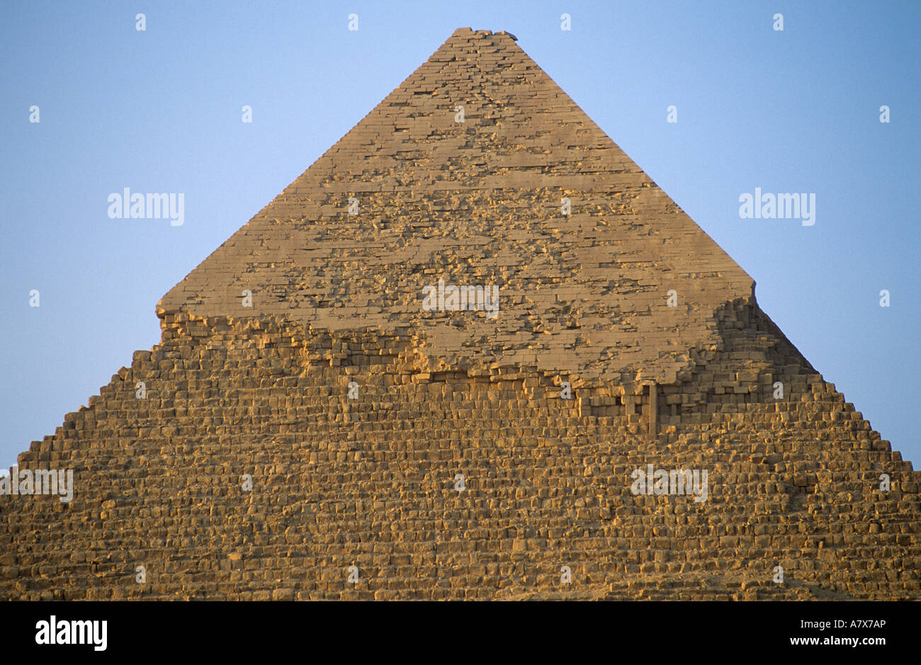 L'Egypte, la pyramide de Khafré, Ancien Empire, plateau de Gizeh Photo ...