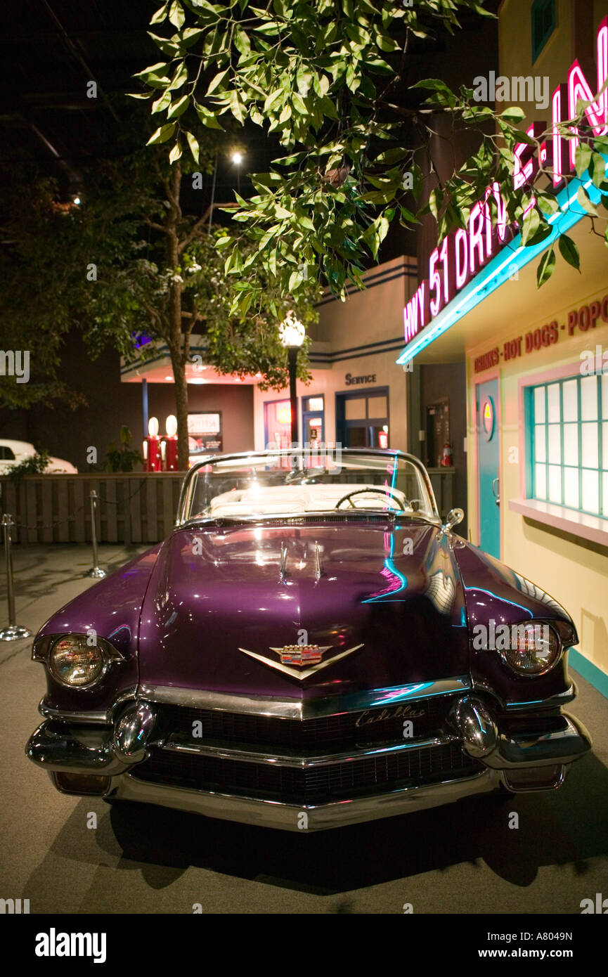 USA, New York, Memphis, Elvis Presley Collection Automobile Museum ...