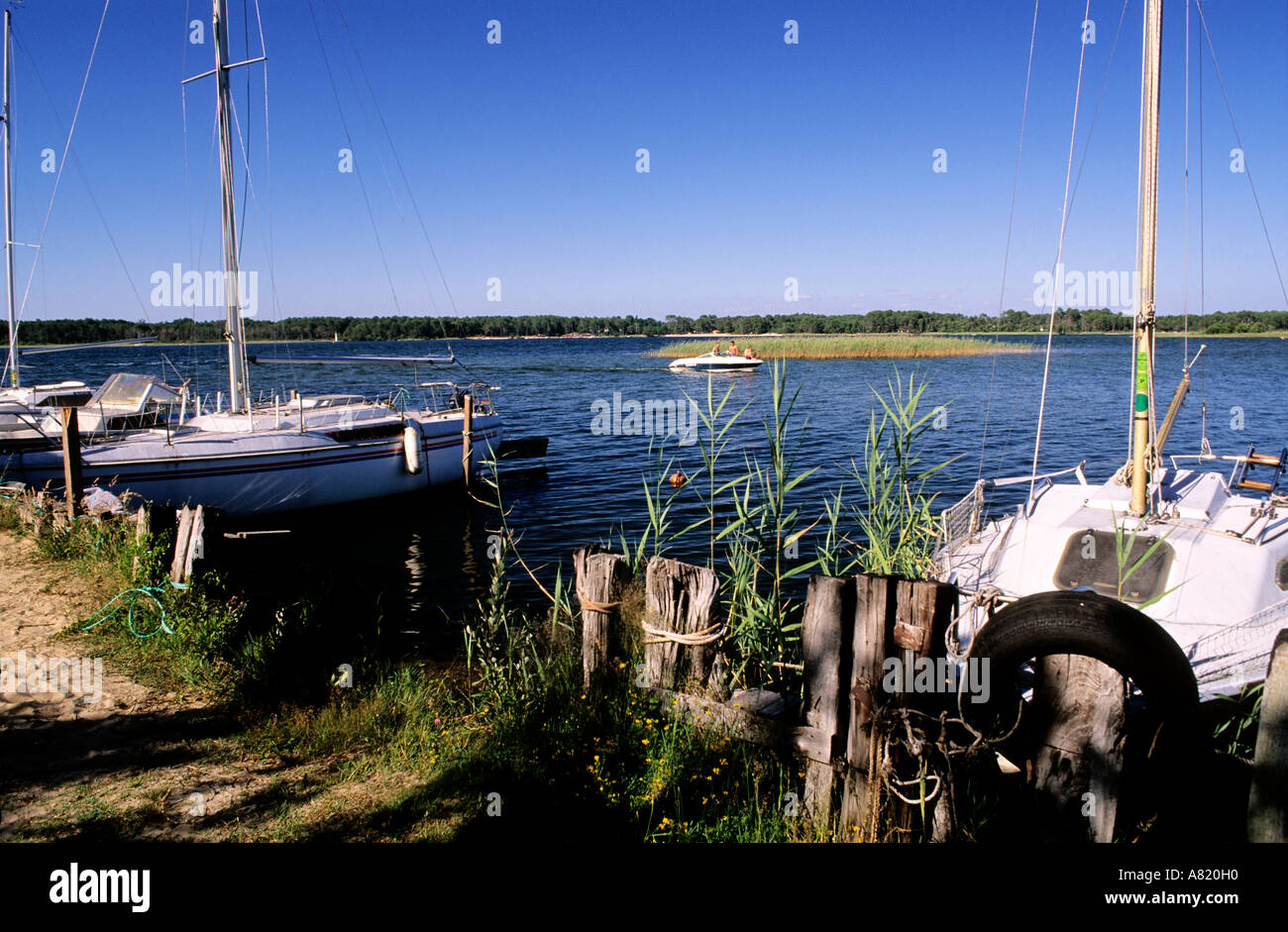 Lac de cazaux Banque de photographies et d’images à haute résolution ...