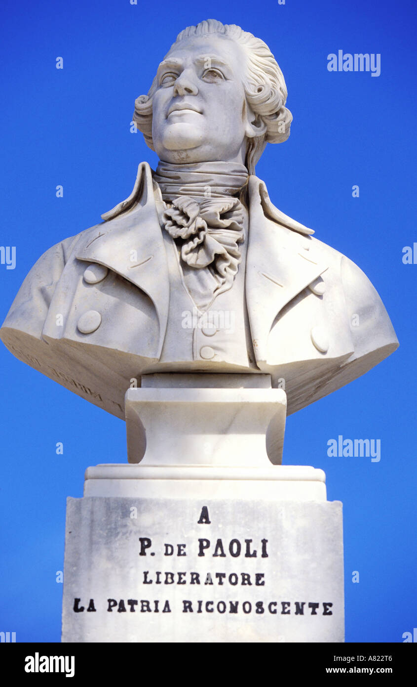 Paoli statue Banque de photographies et d’images à haute résolution - Alamy