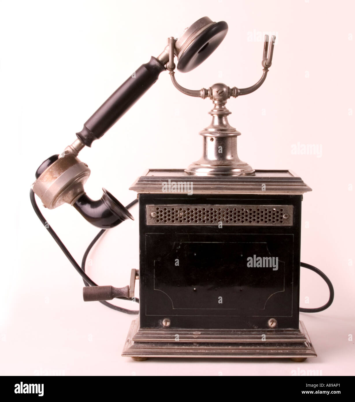 Vieux téléphone (1900 Photo Stock - Alamy