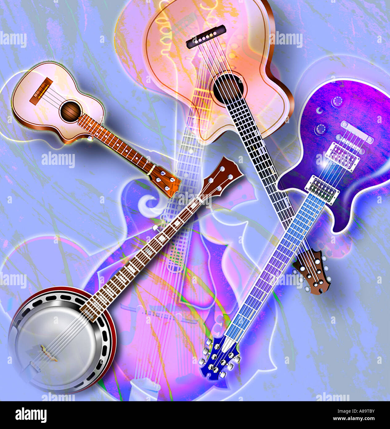 Stringed instruments Banque de photographies et d’images à haute ...