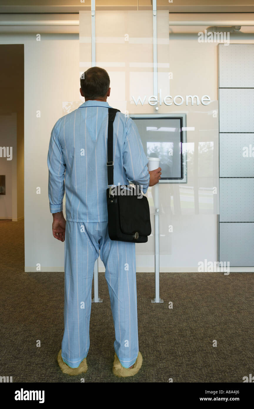 Travailler en pyjama Banque de photographies et d’images à haute ...