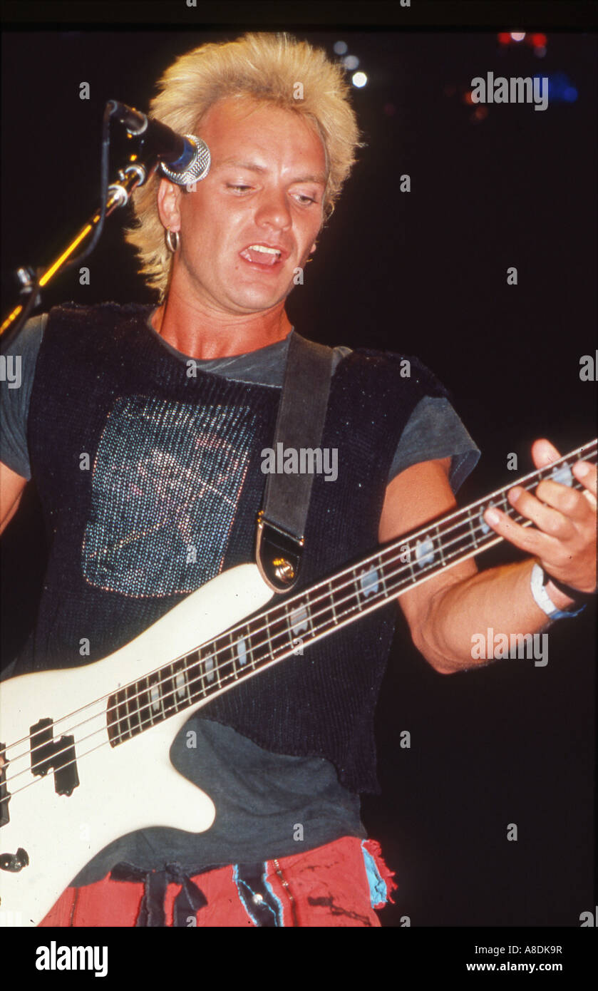 Police uk rock group sting Banque de photographies et d’images à haute ...