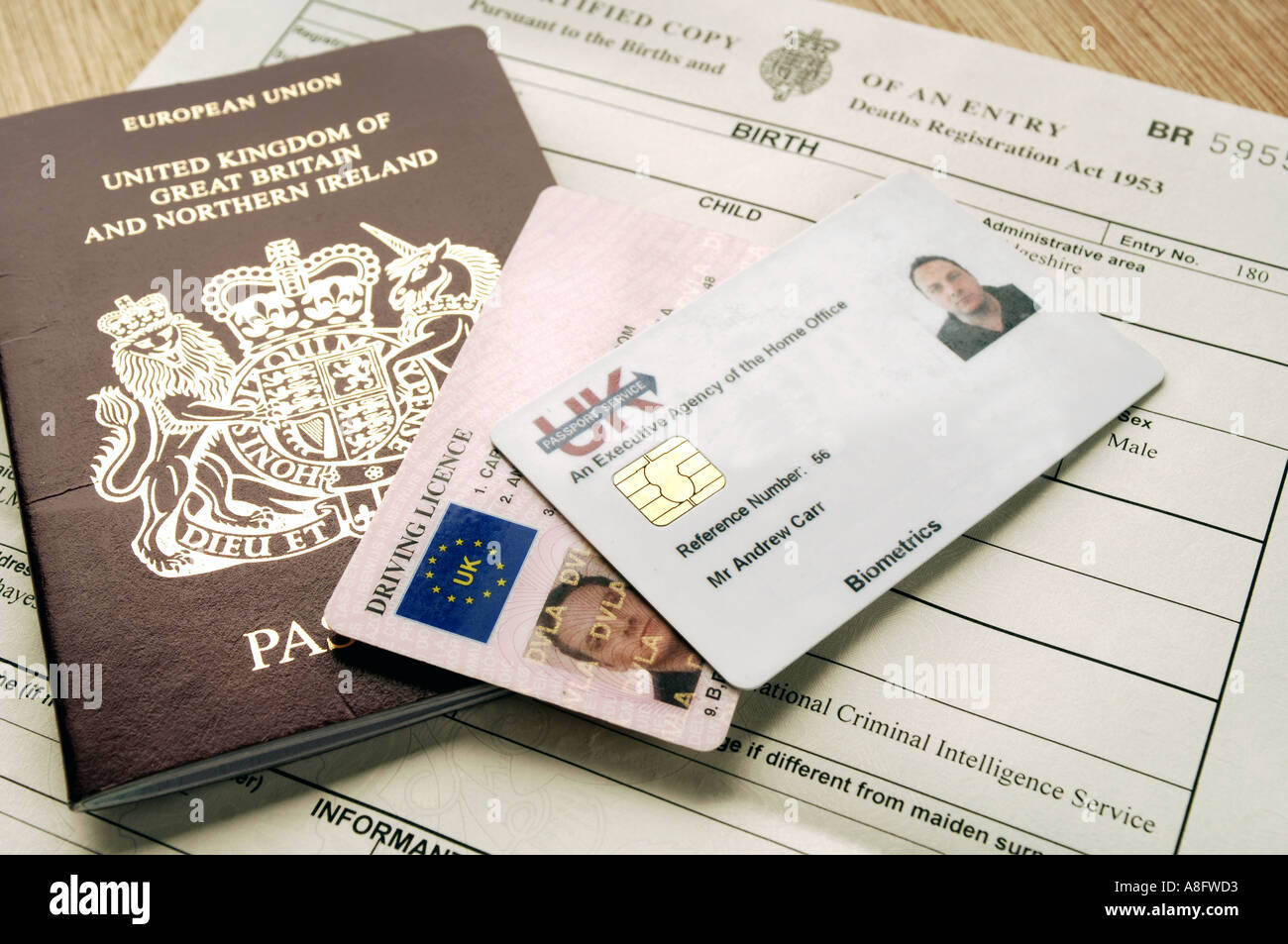 Carte d´identité Banque de photographies et d’images à haute résolution ...