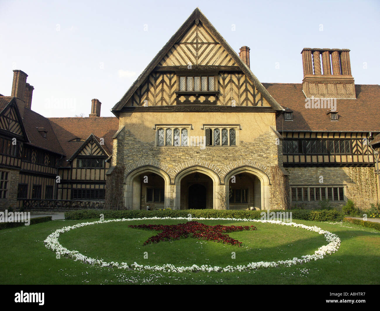 Le château de Cecilienhof à Potsdam, Potsdam, réunion après la 2e ...