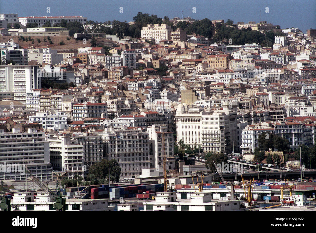 Vue d'Alger centre-ville Algérie 2000 Photo Stock - Alamy