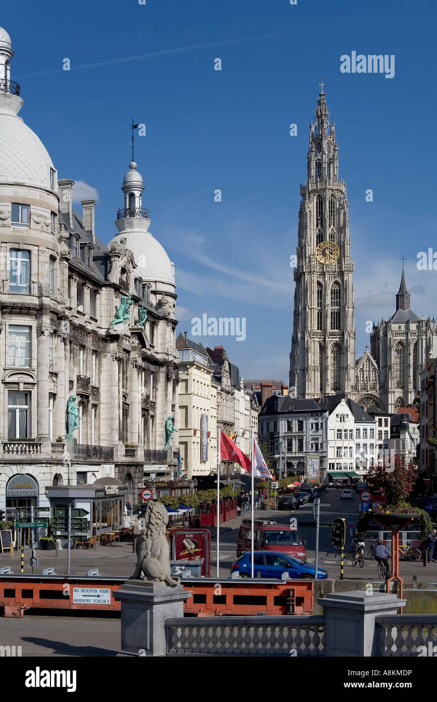 Antwerp city center Banque de photographies et d’images à haute ...