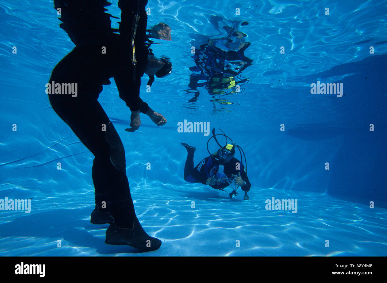 L'essai d'un prototype d'un plongeur recycleur sous supervision. Essai ...