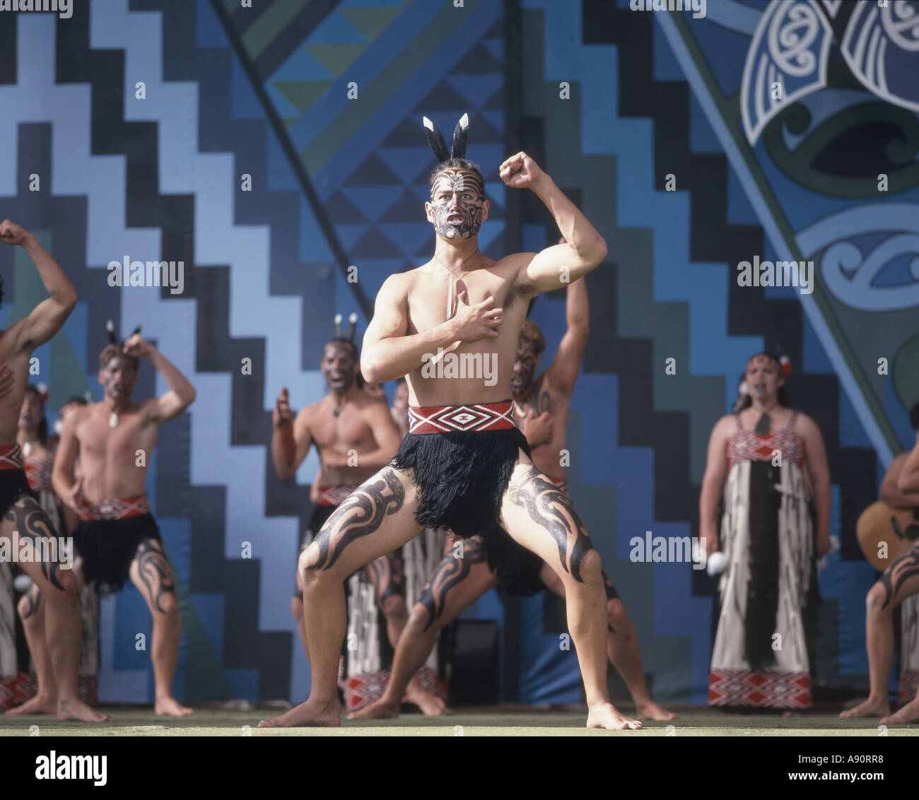 Maori haka new zealand Banque de photographies et d’images à haute ...