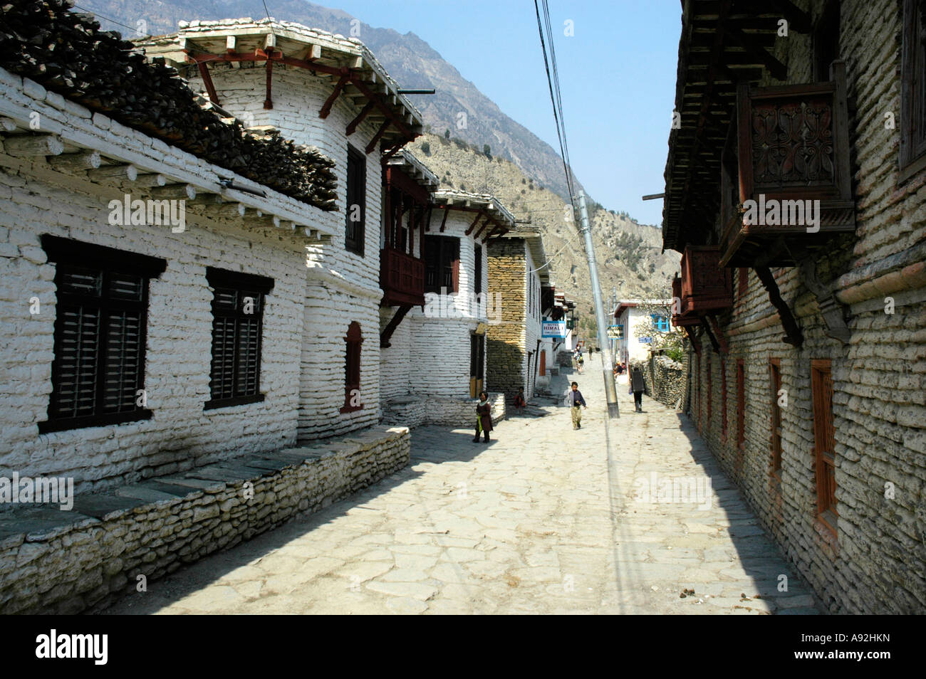 Tukuche village nepal Banque de photographies et d’images à haute ...