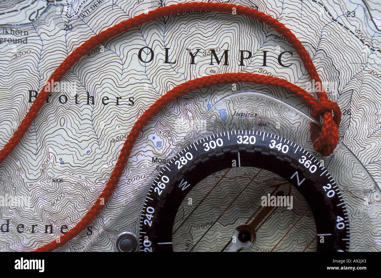 Est sur une carte Banque de photographies et d’images à haute ...