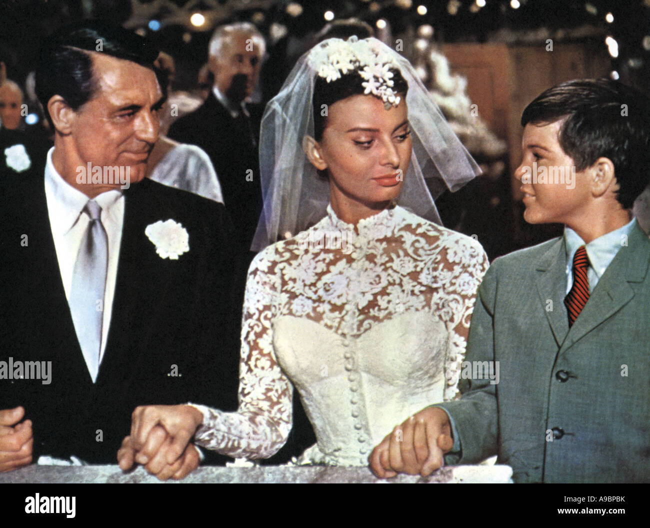 Péniche - 1958 film Paramount avec Cary Grant et Sophia Loren Photo Stock - Alamy