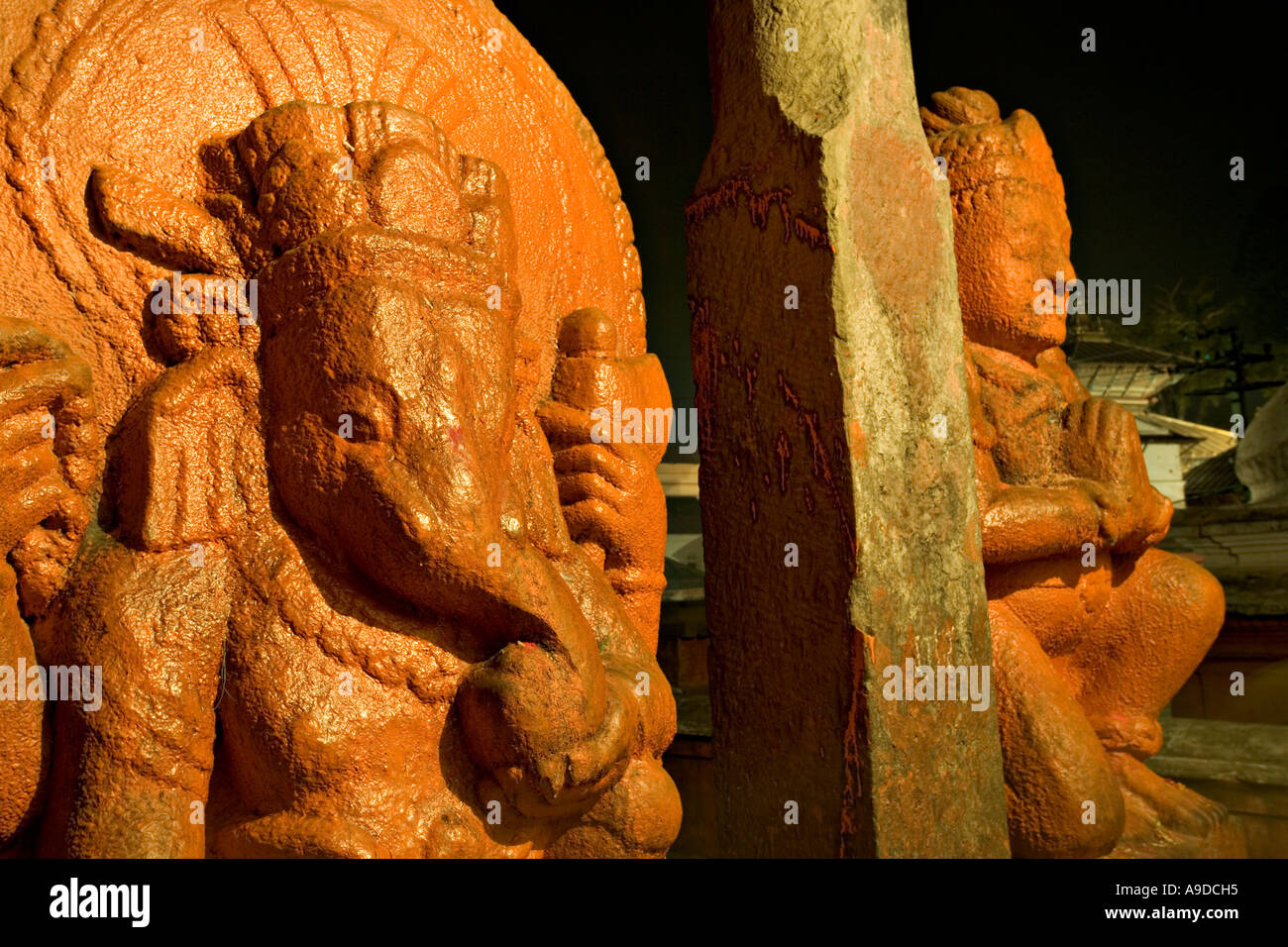 Nepal kathmandu pashupatinath hindu holy city Banque de photographies ...