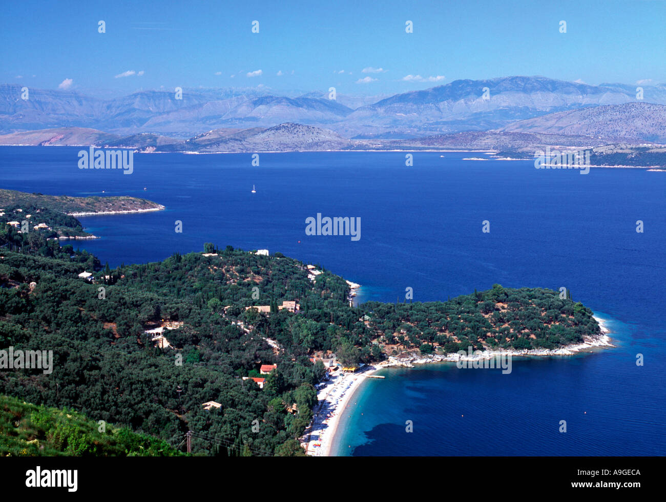 Kalami beach corfu greece Banque de photographies et d’images à haute ...