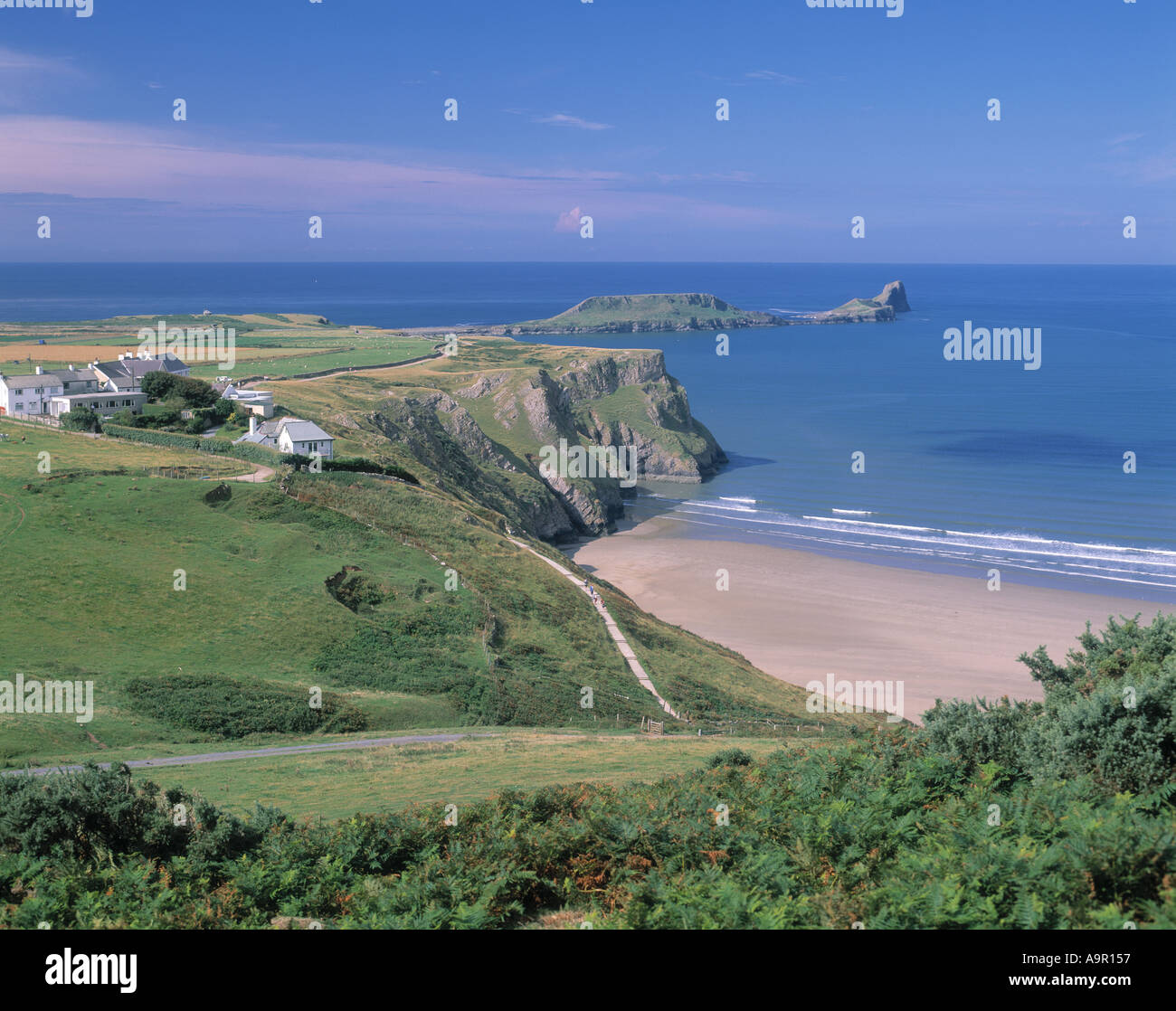 Rhossili bay wales Banque de photographies et d’images à haute ...