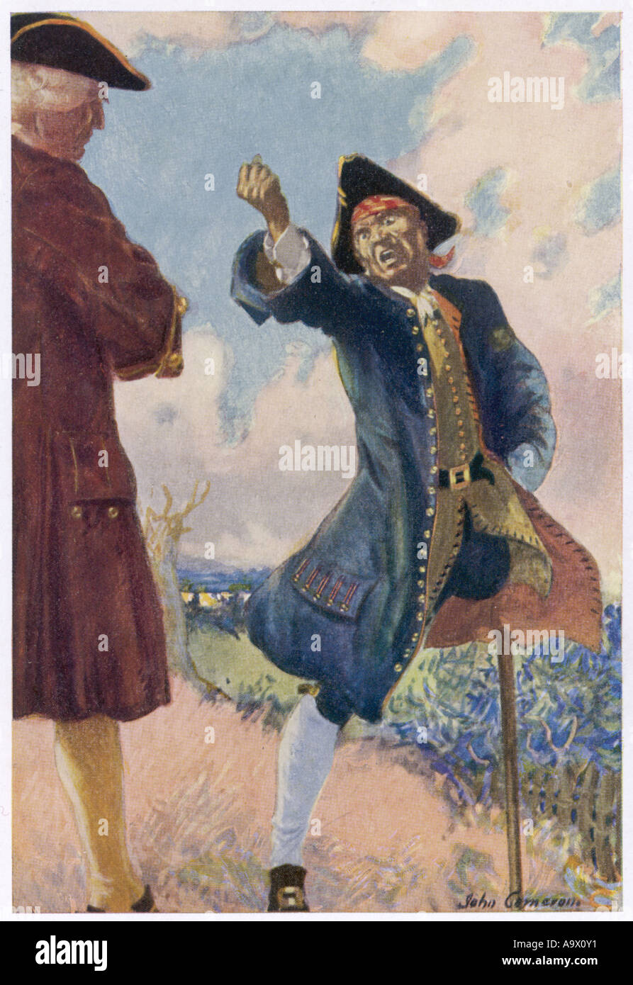 Pirate Long John Silver Photo Stock - Alamy