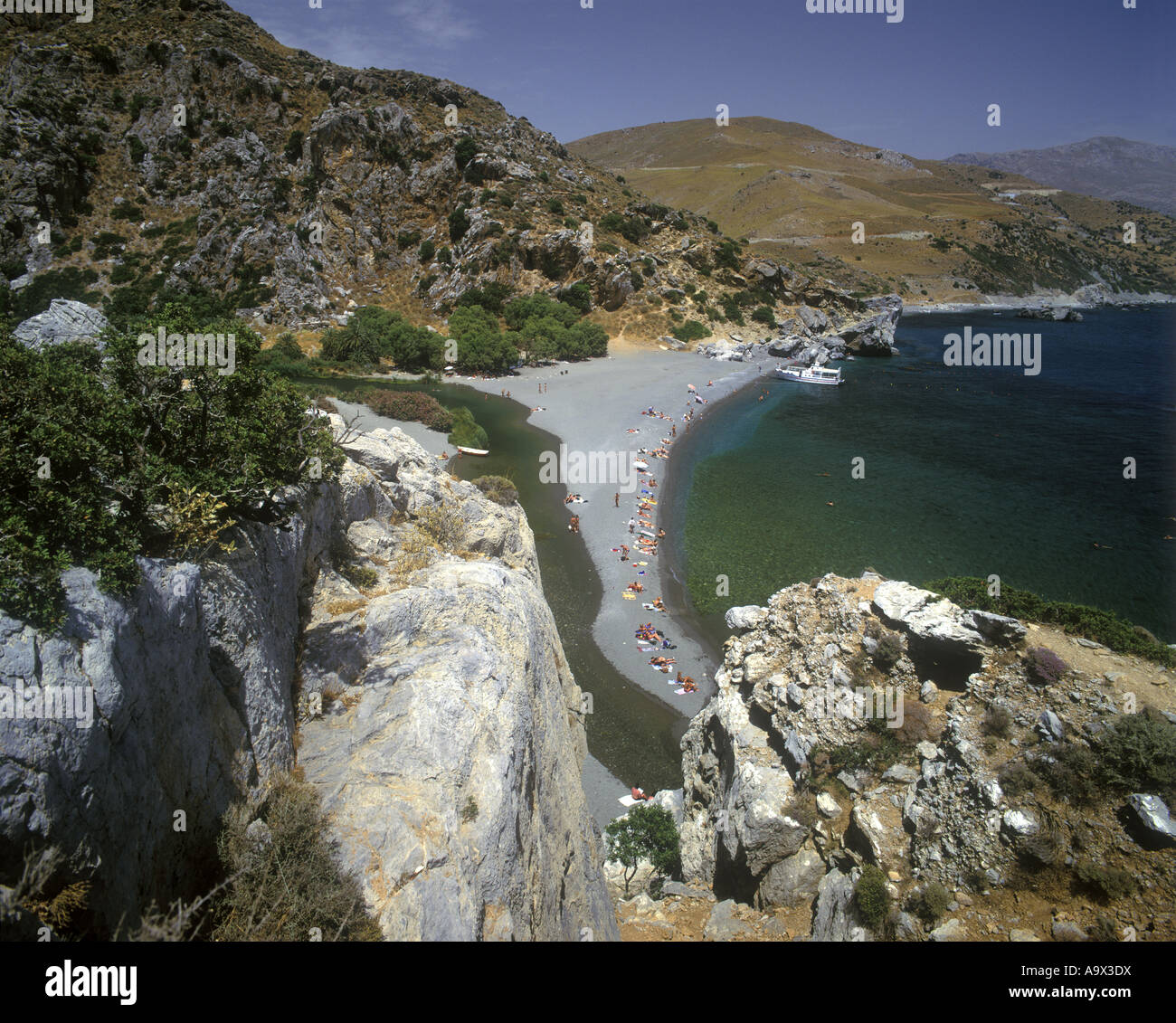 Preveli kourtaliotiko gorge crete Banque de photographies et d’images à ...
