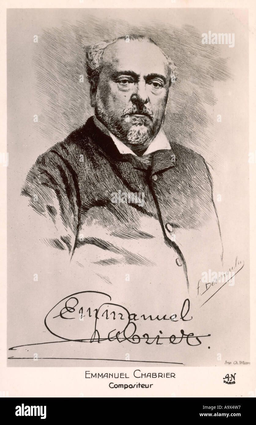 Emmanuel chabrier Banque de photographies et d’images à haute ...