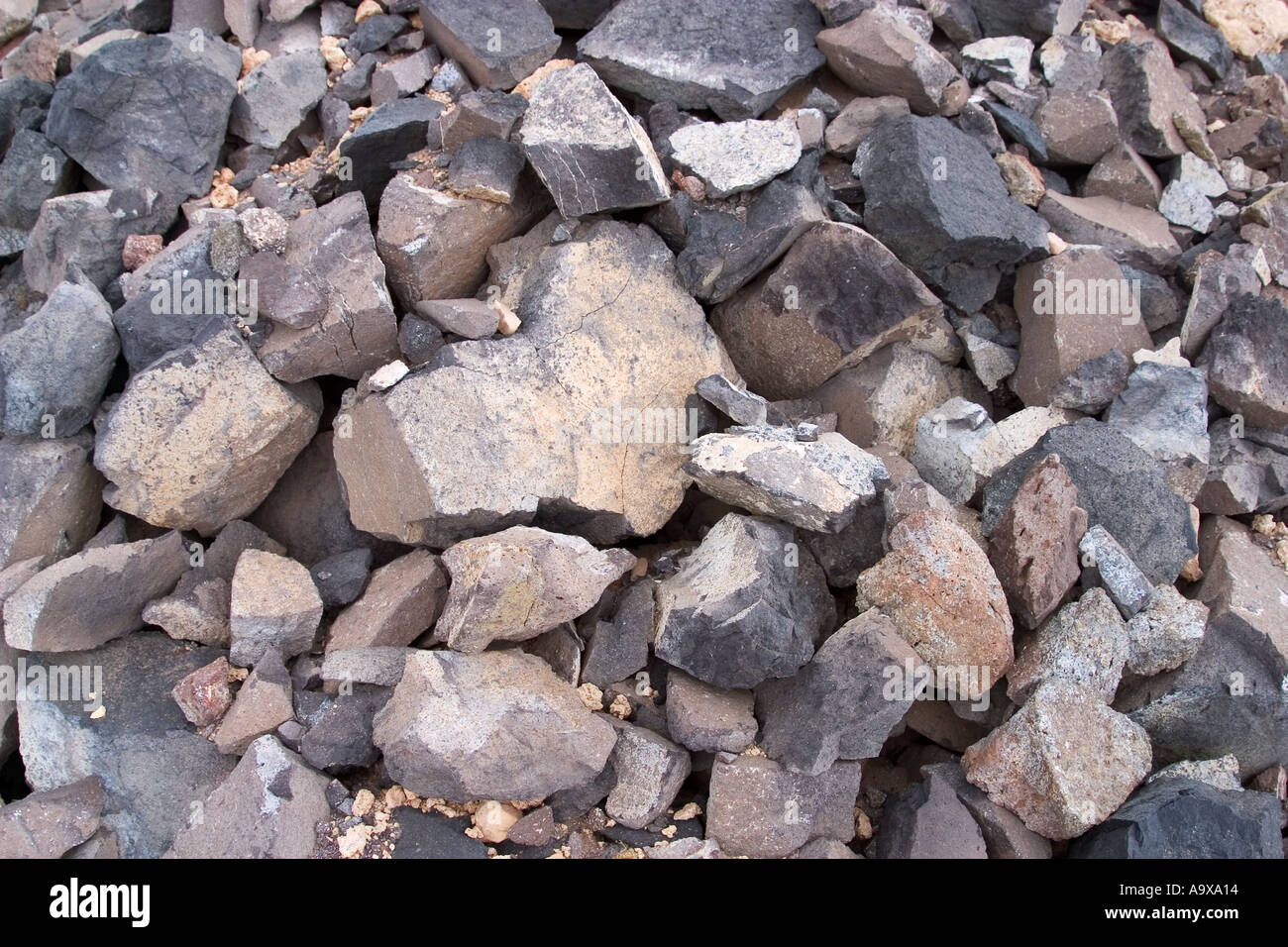 Volcanic rock fragments Banque de photographies et d’images à haute ...