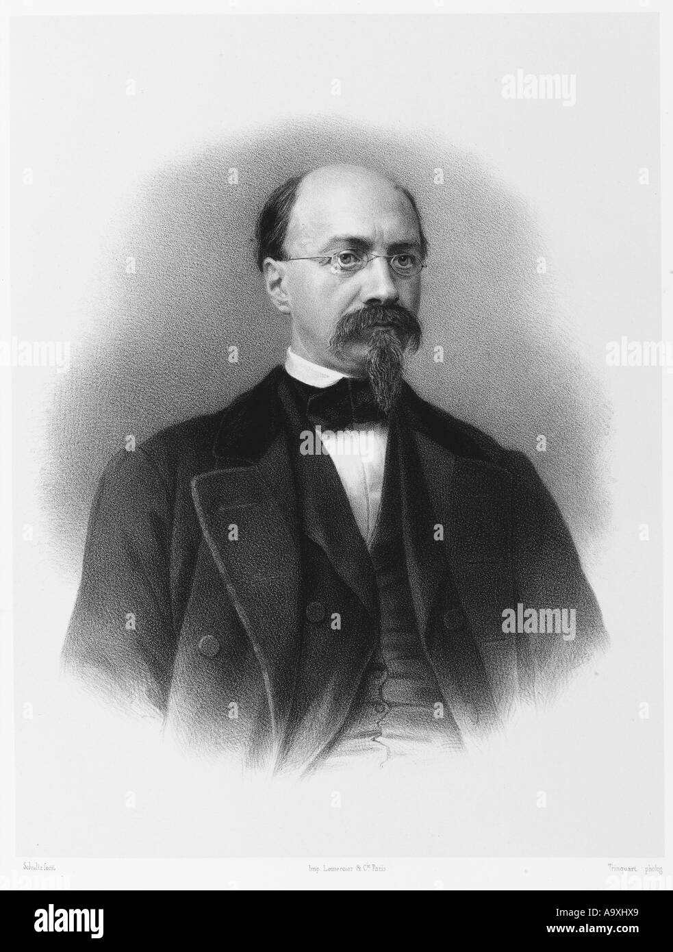 Charles robin Banque d'images noir et blanc - Alamy