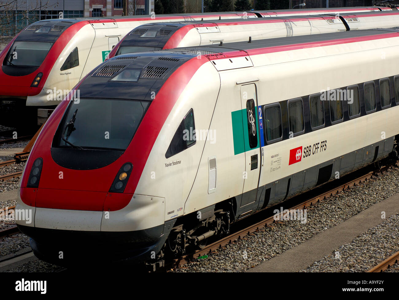 Train pendulaire Intercity RABDe 500, SBB CFF FFS, Suisse Photo Stock ...